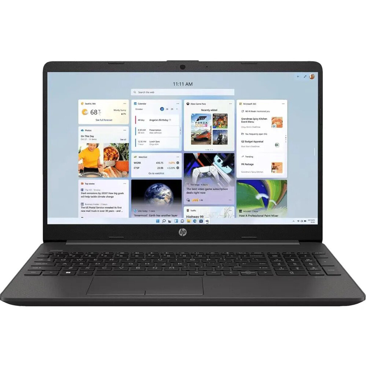 Ноутбук HP 250R G9 15.6"IPS; FHD/Ultra 5 120U/32GB/1TB/Intel Graphics/noOS/серый