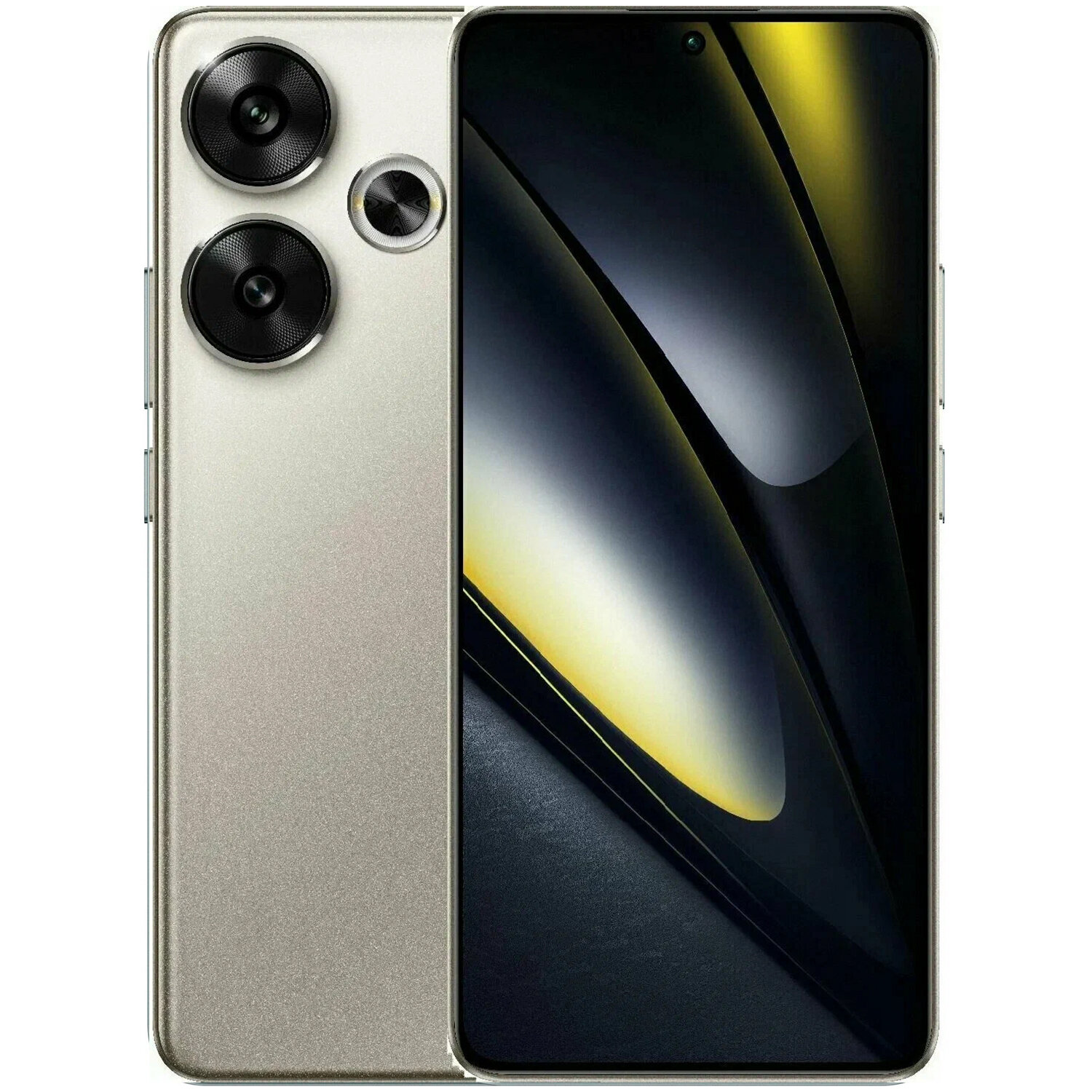 Смартфон Xiaomi Poco F6 5G 12/256 ГБ Global, Titanium Gold,6,67 дюйма Qualcomm Snapdragon 8 Gen3 Поддержка