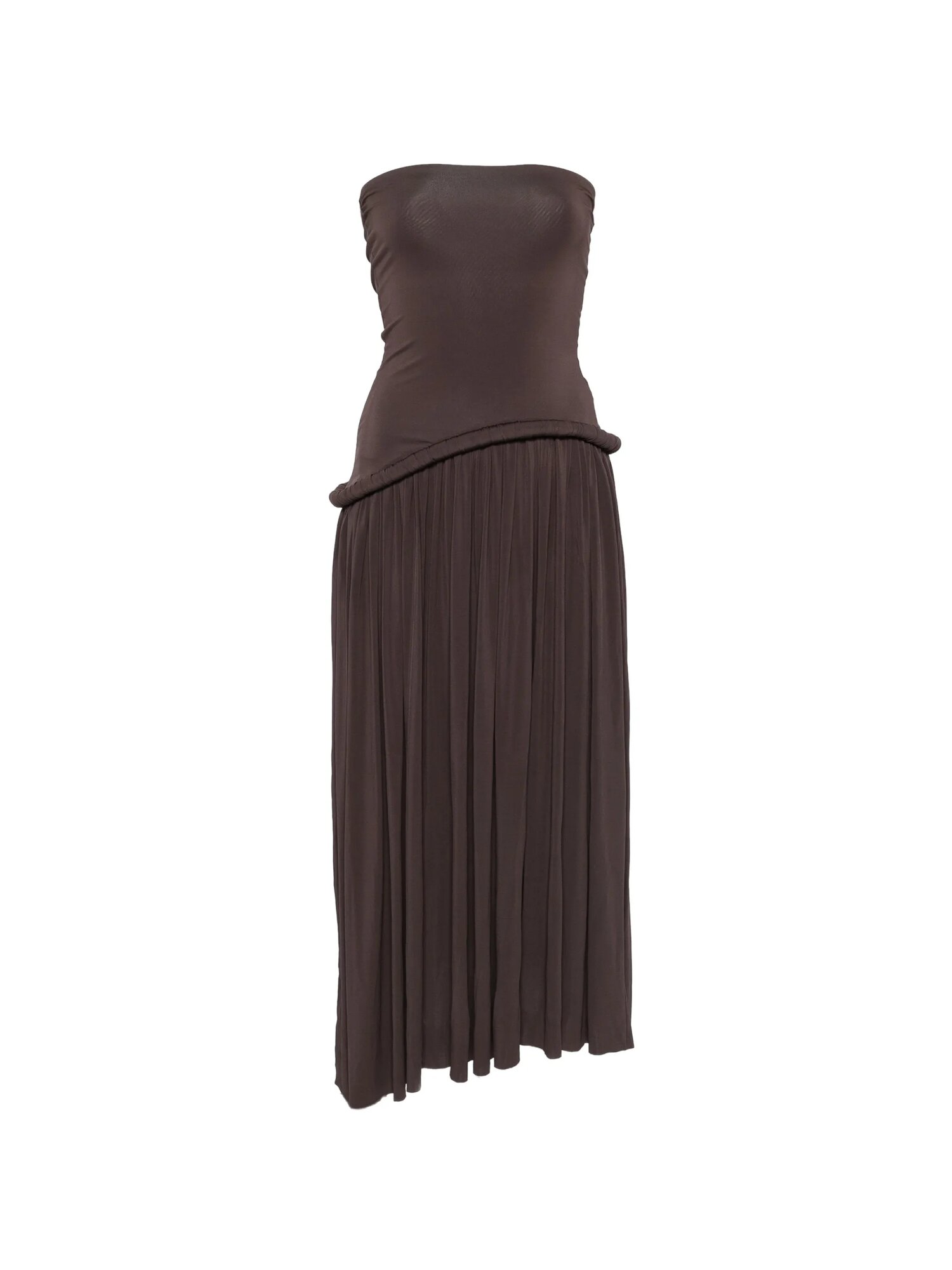 Платье Strapless pleated dress