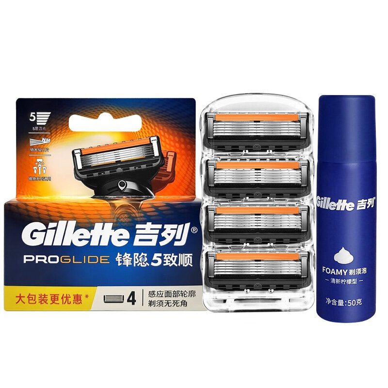 Сменные кассеты для бритья мужские Gillette ProGlide, 4 шт.