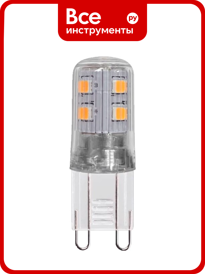 Светодиодная лампочка OSRAM LED STAR PIN 5W/840 170-250V CL G9 10x1 RU 4099854323744, пластиковая