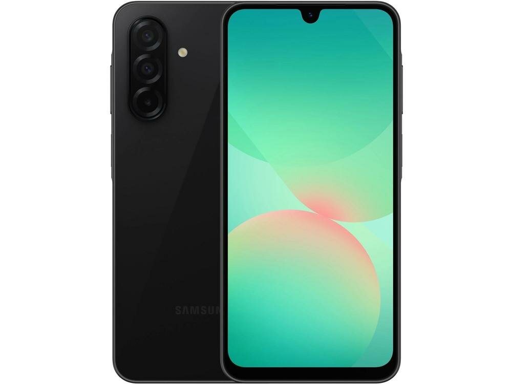 Смартфон Samsung SM-A266B Galaxy A26 5G 256Gb 8Gb черный моноблок 3G 4G 2Sim 6.7" 1080x2340 Android 15 50Mpix 802.11 a/b/g/n/ac NFC GPS GSM900/18
