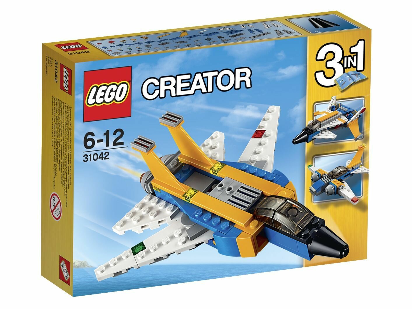 Конструктор LEGO Creator 31042 Super Soarer (Реактивный самолет) 2016 год