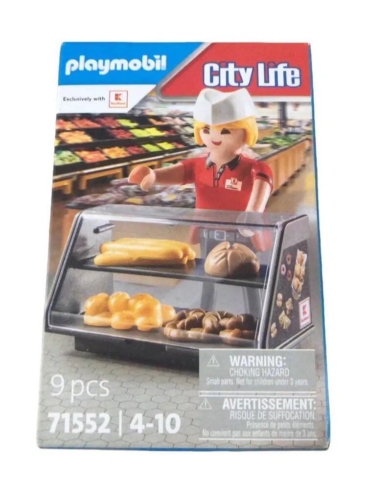 Playmobil-Мир Моби: Хлебный шкаф в супермаркете-71552