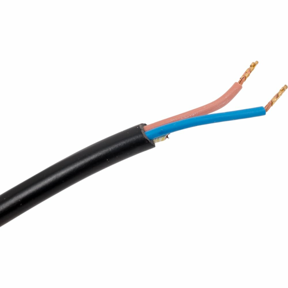 Кабель питания Ripo 1.8м, schuko s22- (3-0.75 mm2) 10a, черный, угловая вилка, с заземлением 003-910023 — фото 1