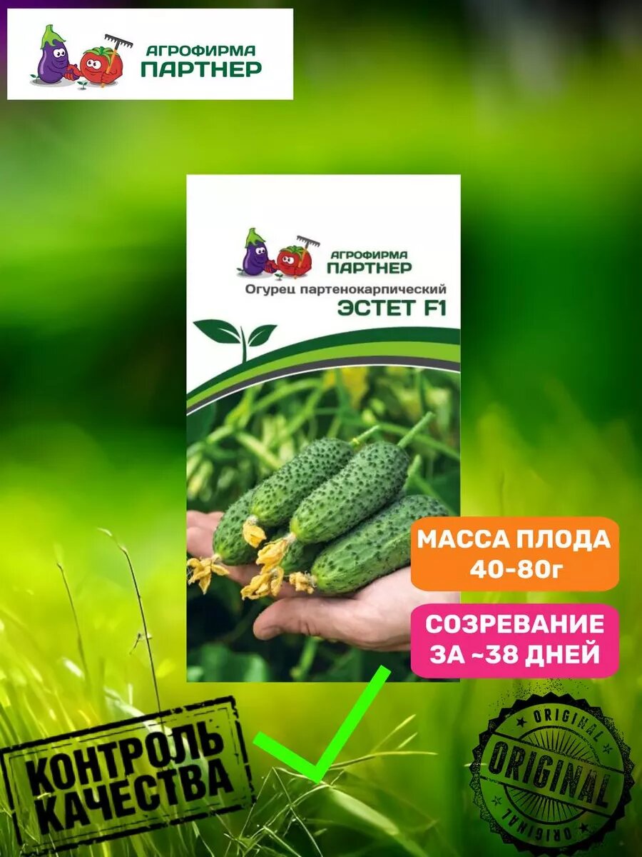 Партнер Огурец эстет F1 (5шт) 2-ной пак
