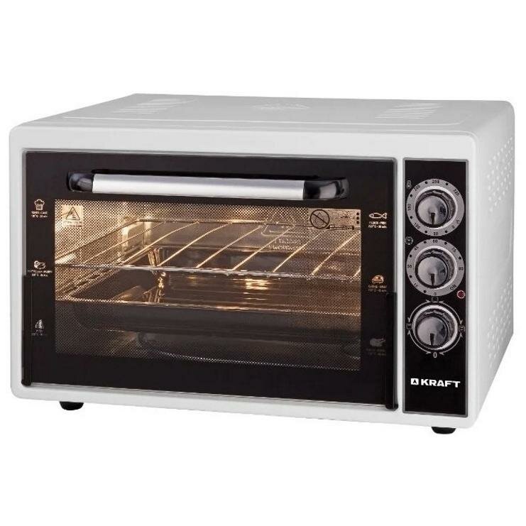 Мини-печь Kraft KF-MO 3800 W, белый