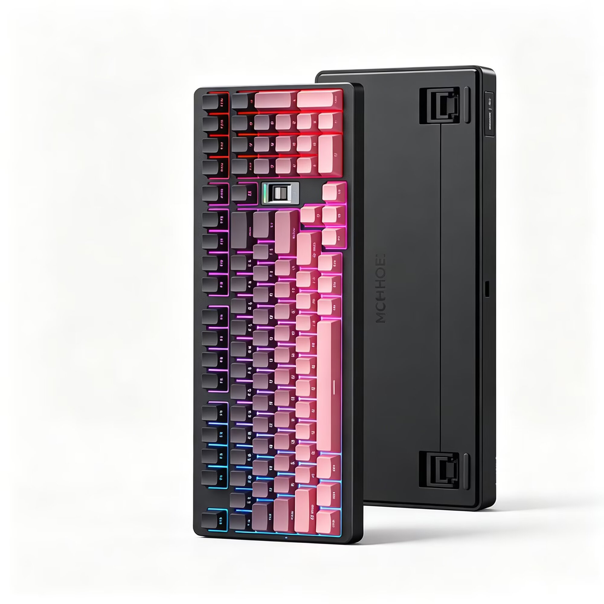 Механическая клавиатура MCHOSE G98 V2, цвет товара Raspberry Pink, Ice Blue Shaft