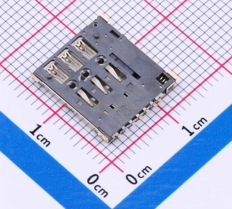 Разъем для SIM-карт XUNPU SMN-303 NanoSIM SMD, 1 шт