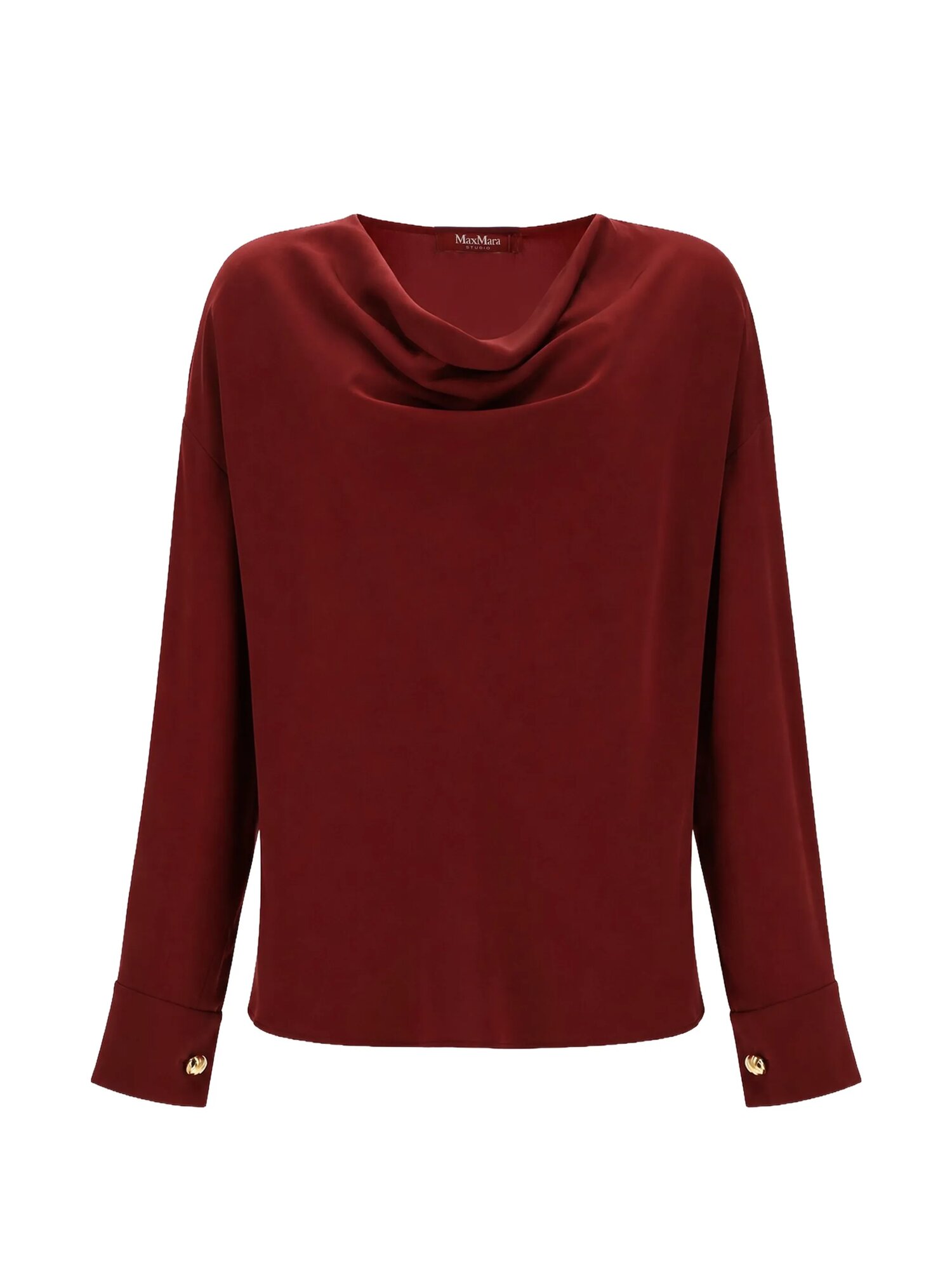 Блуза Cowl-neck long-sleeve blouse