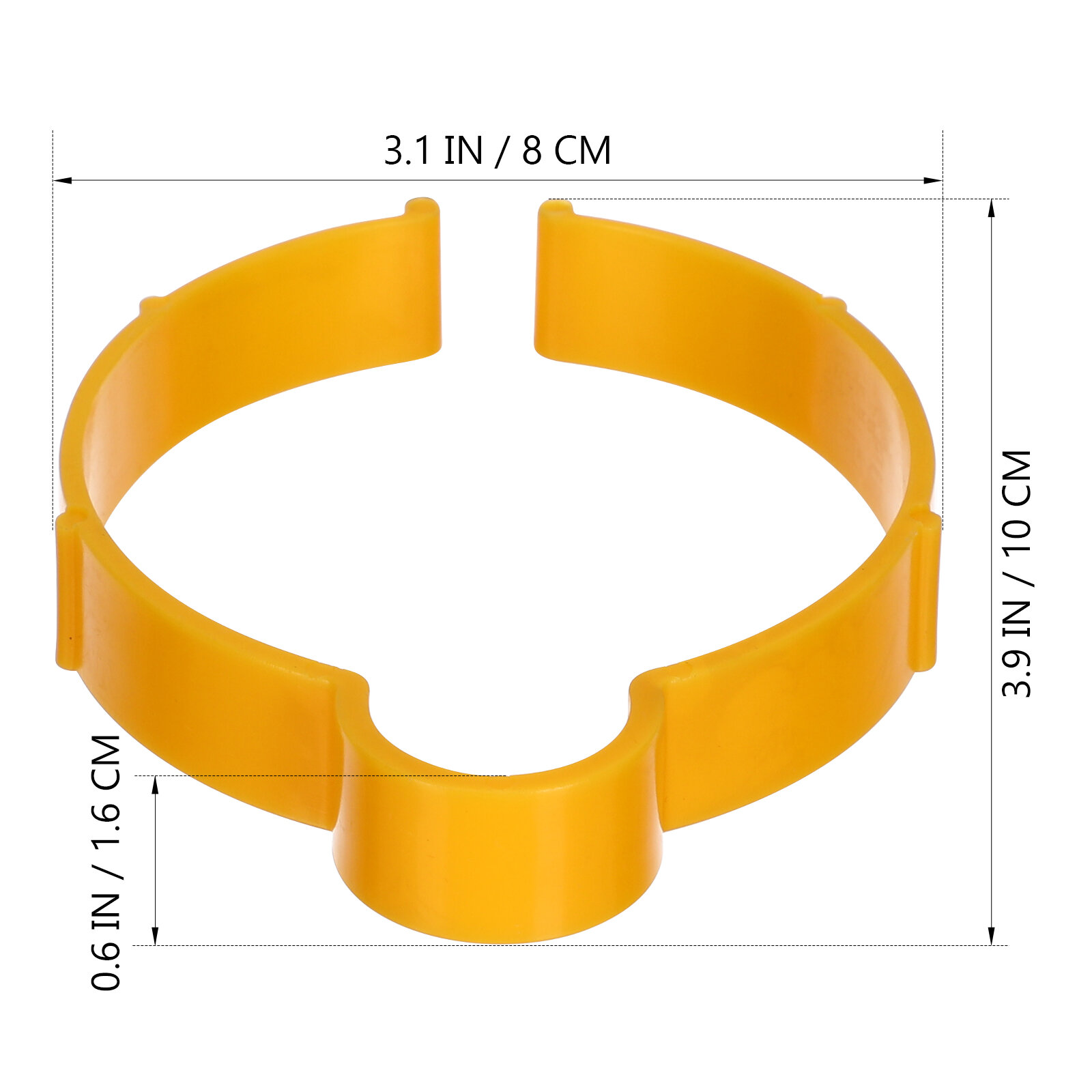 4 Штуки Клипсы Для Хранения Пленки Vinyl Wrap Инструмент Желтый 8.00X8.00X1.10Cm
