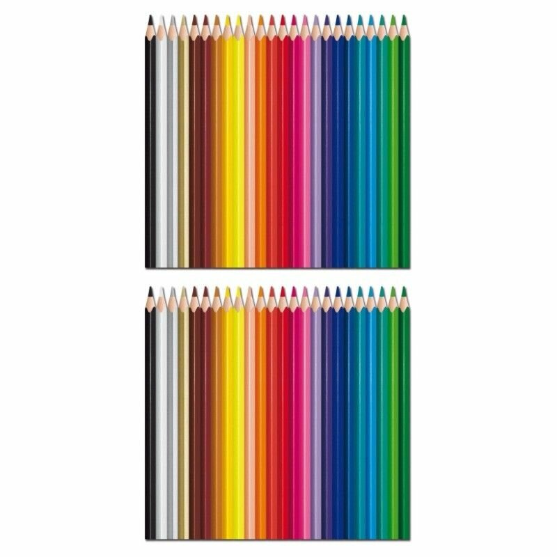 Maped Карандаши цветные, PULSE 862703, пластиковые, 24 цвета, 2 шт