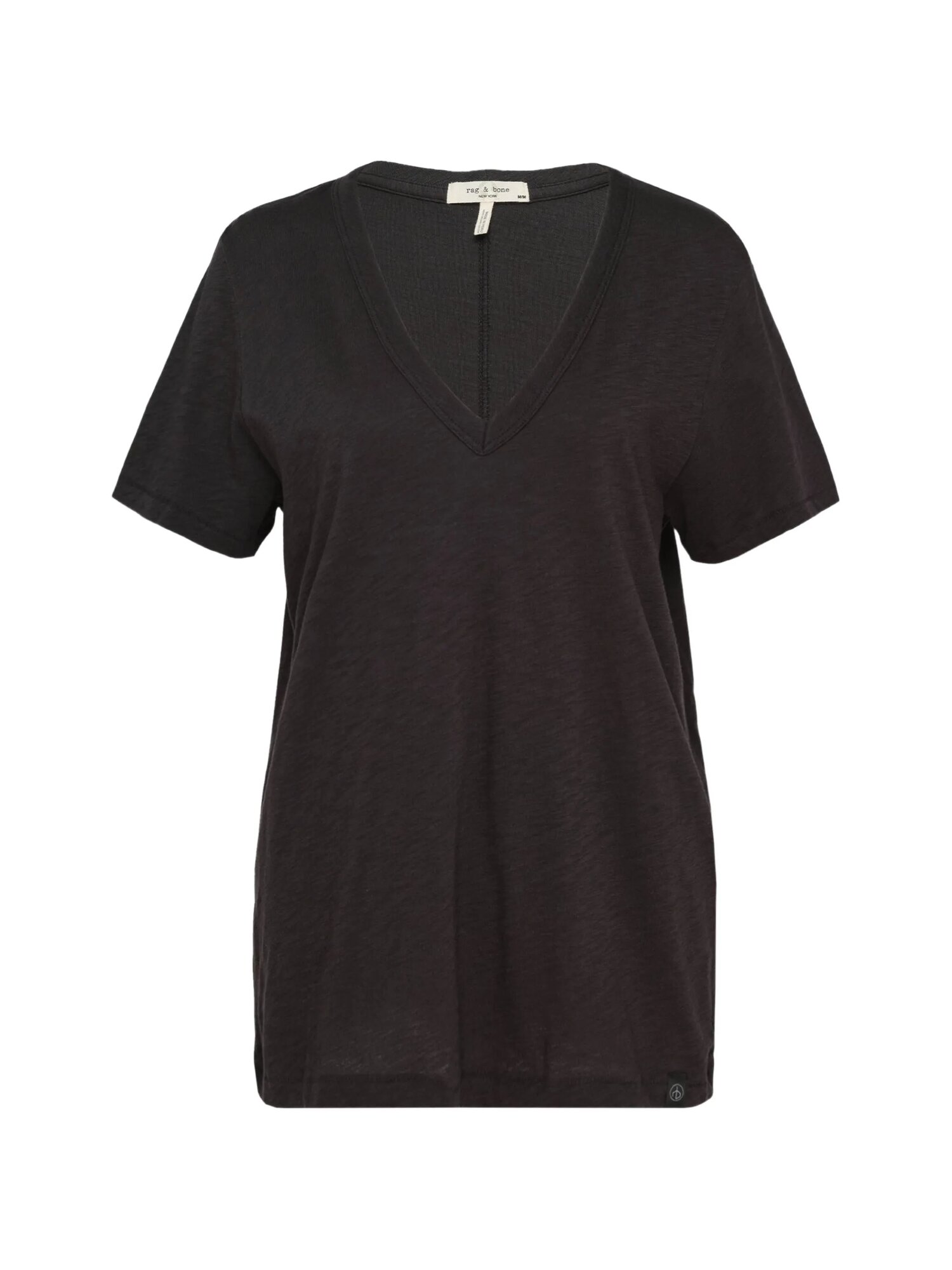 Футболка Slub-texture V-neck T-shirt