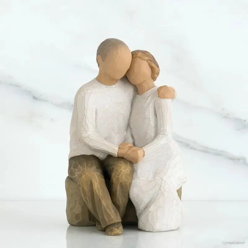 Статуэтка Willow Tree Годовщина (Anniversary) разноцветный, высота 15 см, длина 9.5 см