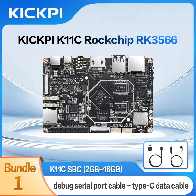 Комплект ROCKCHIP RK3566 KICKPI K11C для умных устройств
