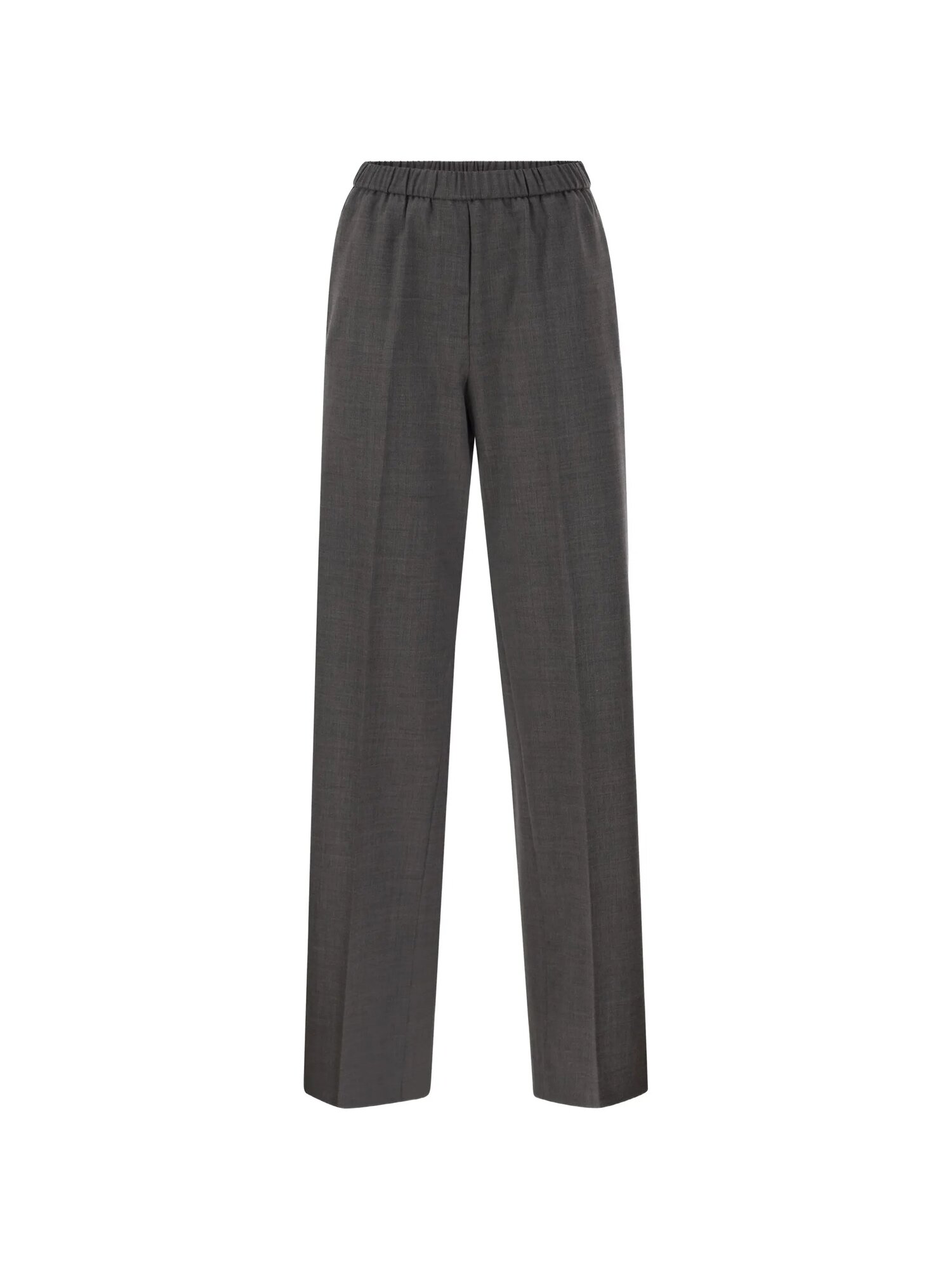 Брюки Elasticated-waist straight-leg trousers