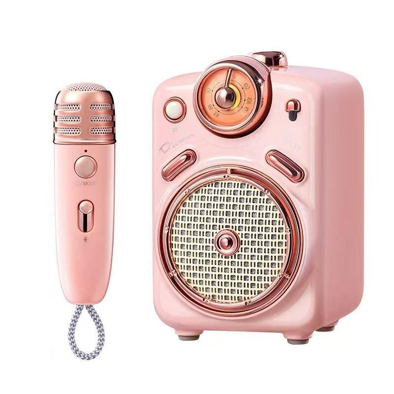 Портативная колонка с микрофоном Divoom Fairy-2, PINK, 12 Вт, до 5 часов работы