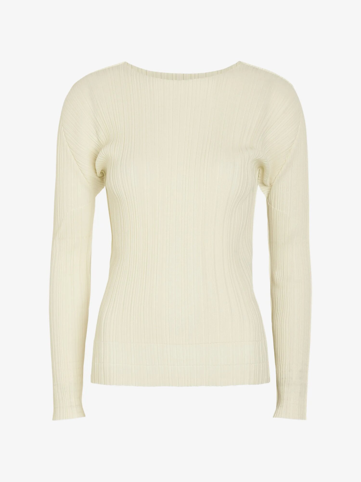 Топ Plissé-effect long-sleeve top