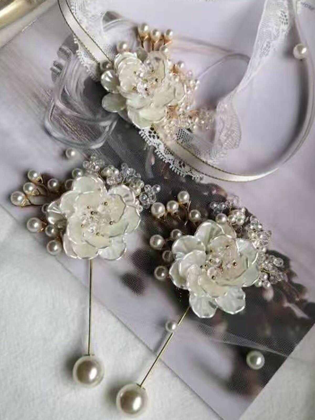 Набор для свидетелей браслет и бутоньерка