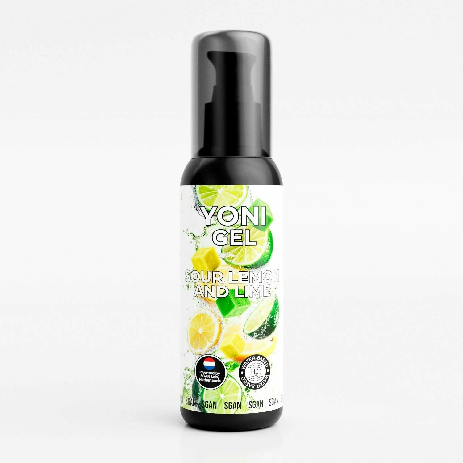 78925 SGAN Лубрикант для орального секса Lemon and Lime, 100 мл. Смазка на водной основе со вкусом лимона и лайма