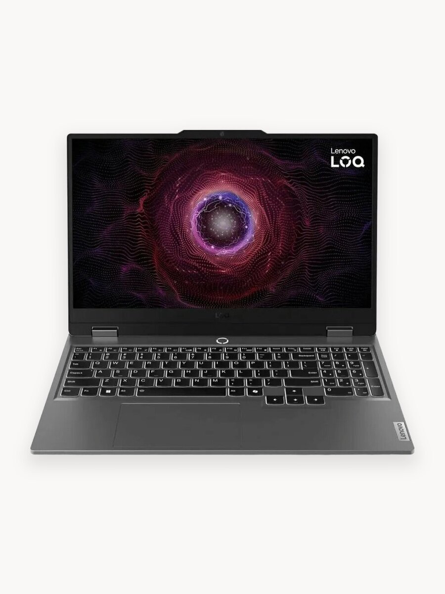Ноутбук Lenovo LOQ 15IRX9 15.6", Intel Core i7-13650HX, 16ГБ, SSD 1ТБ, GeForce RTX 4050 6 Гб, NoOS, (83DV00NHRK), серый