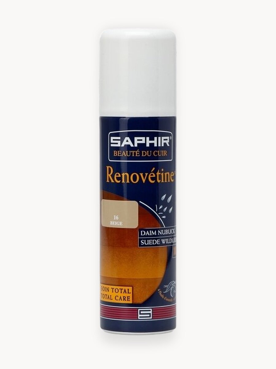 Аэрозоль-краситель для замши Saphir Renovetine 200 мл, цвет 16 бежевый