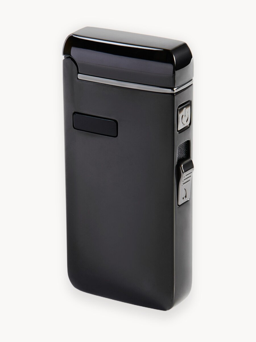 Зажигалка "Двойной поджиг", турбо факел, электро поджиг ( без газа )