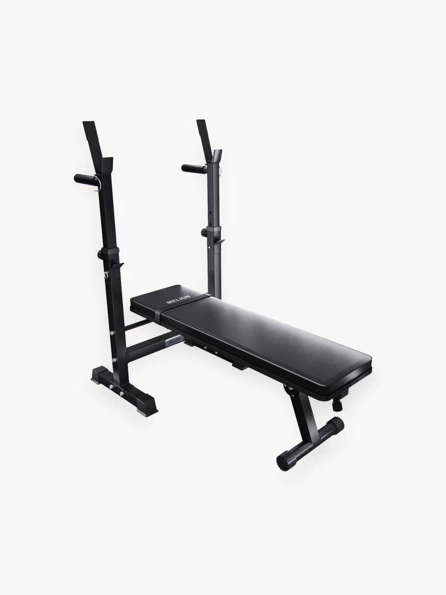 Скамья со стойками под штангу DFC MELKIN