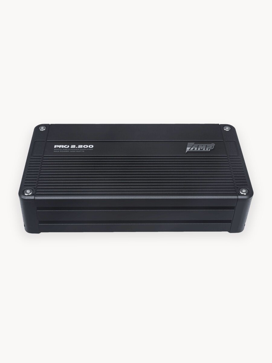 Усилитель автомобильный AMP PRO 2.200, 300Вт (2Ом), 2 канала