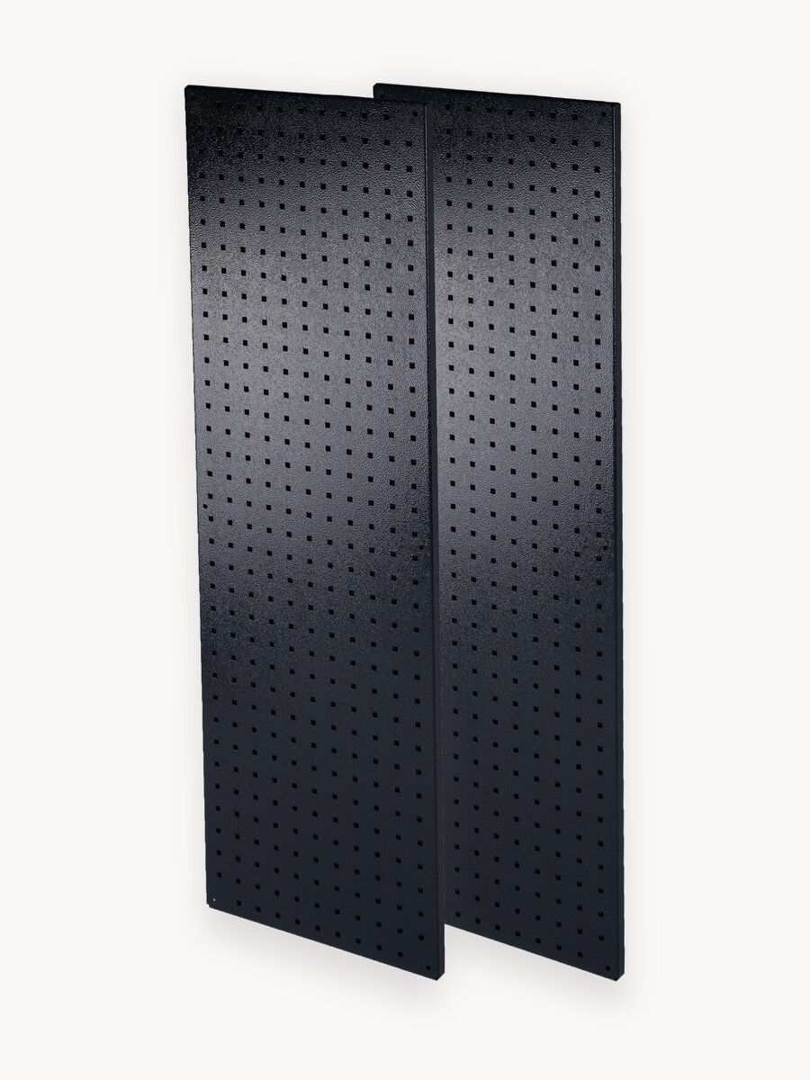 Перфорированная металлическая настенная панель 91*29 (набор 2 шт.) для хранения инструмента (перфопанель)