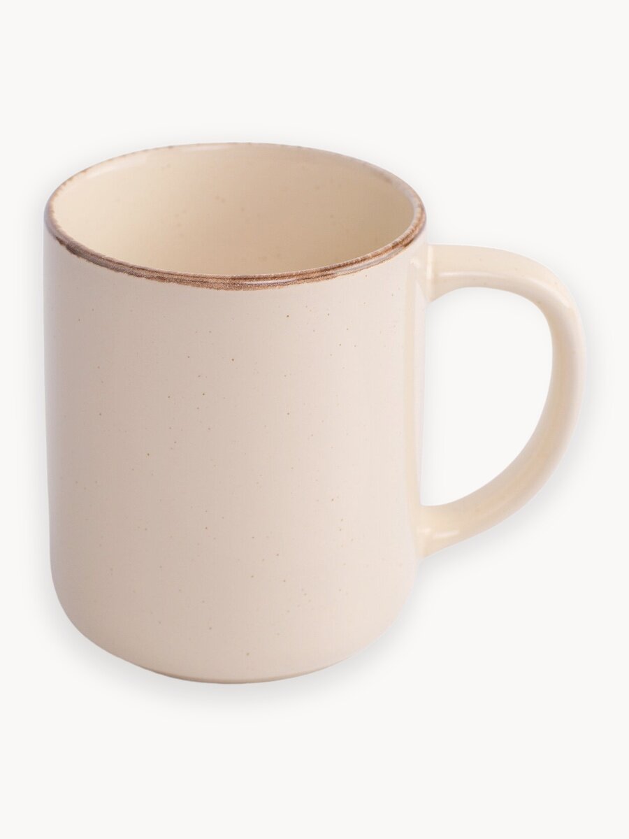 Кружка для горячих напитков DOMENIK DAILY бежевая, объем 350мл