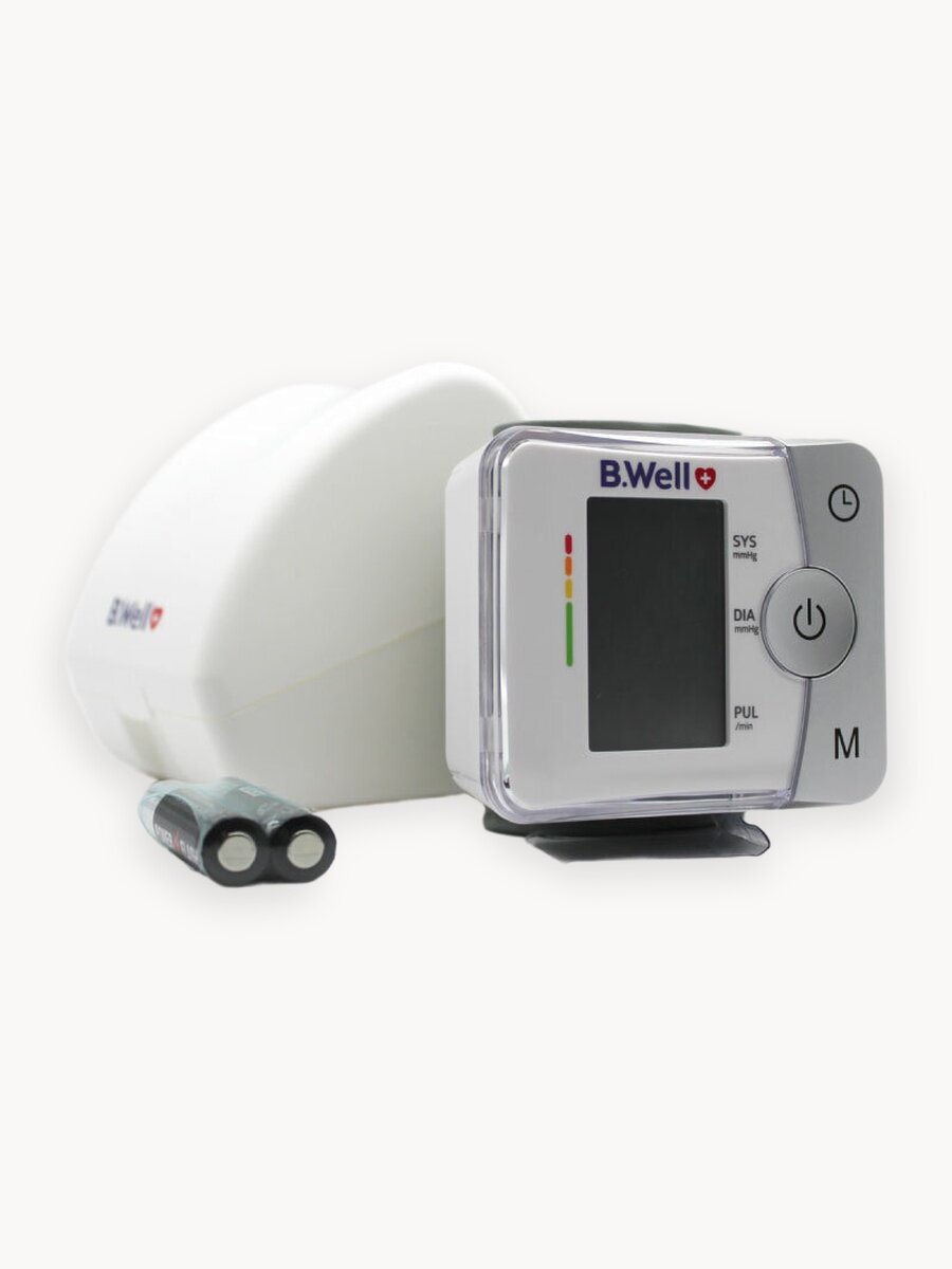 Тонометр автоматический на запястье B.Well MED-57 с универсальной манжетой 13,5-21,5см