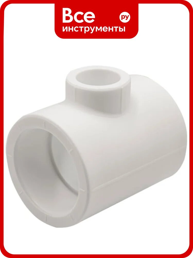 Переходной тройник VRT 40х20х40 EVER plast, белый, Россия 537459