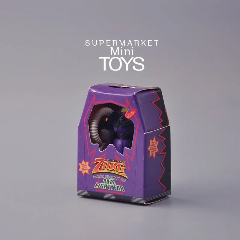 3,8 см Disney Anime Toy Story Zurg Фигурка игрушки Фигурка злодея Кукла Подарки для детской комнаты Украшение торта История игрушек Кукла Zurg
