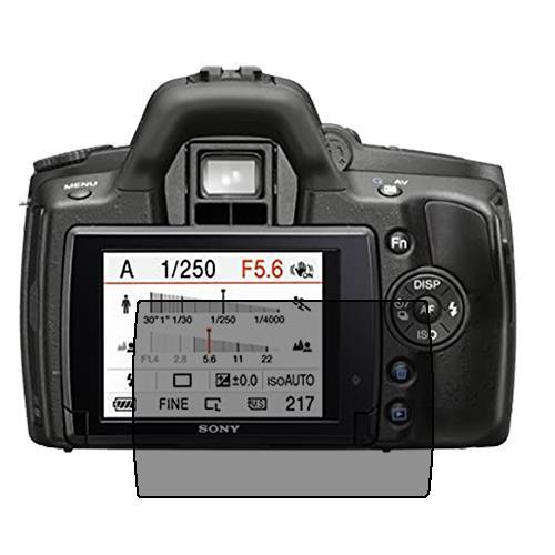 Sony Alpha DSLR-A390 защитный экран для фотоаппарата гидрогель приватная плёнка (силикон)