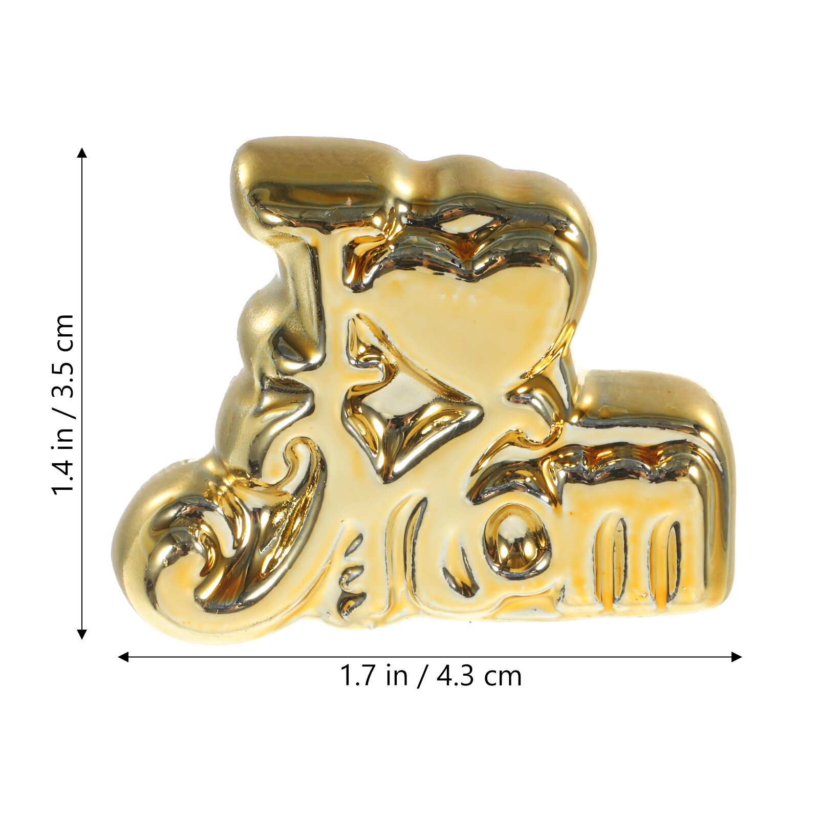 Подарок Для Мамы Церковное Украшение Настольный Знак Golden Размер 4.00X3.50X2.00Cm