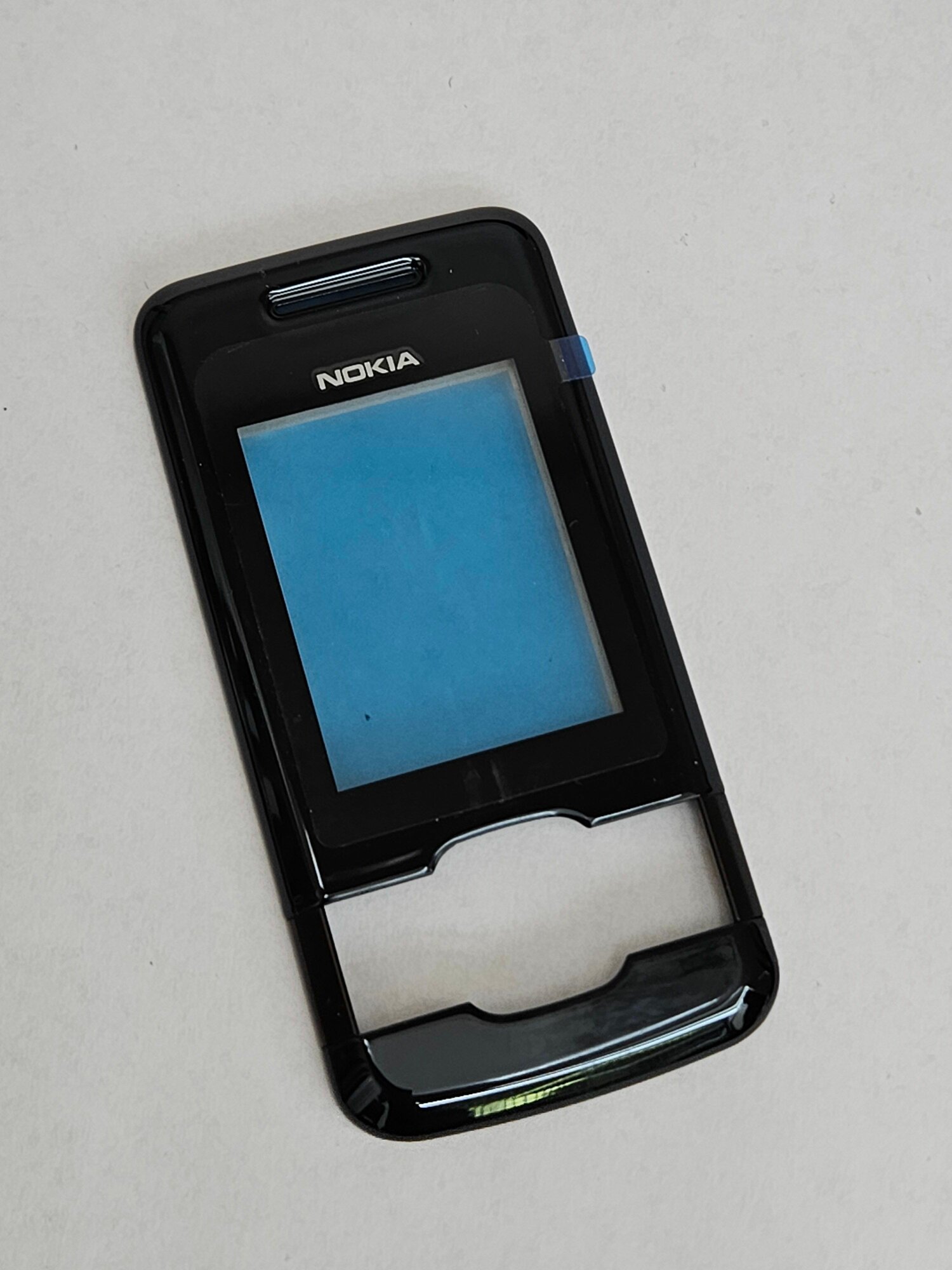 Внешняя передняя панель для Nokia 7100 supernova (цвет - black) orig, p/n: 0253438