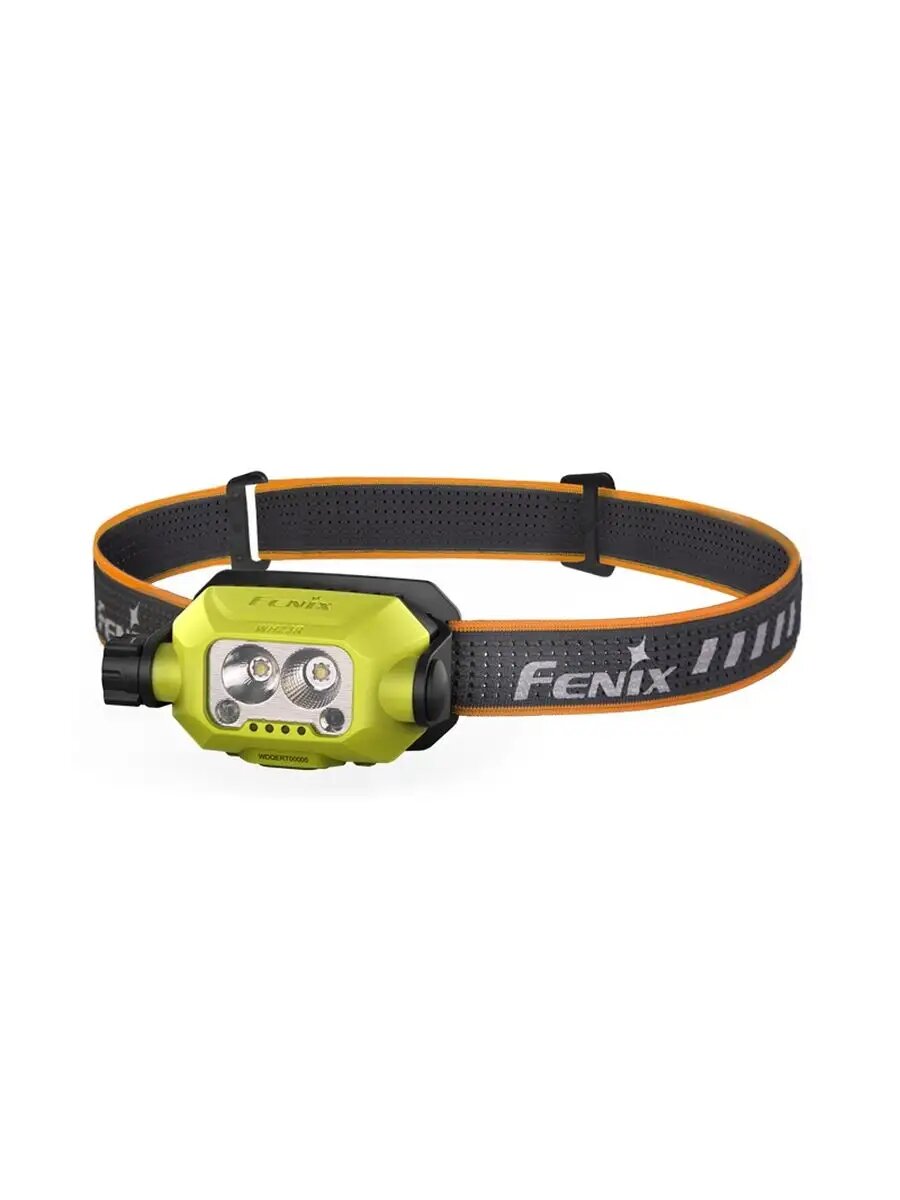 Фонарь туристический Fenix WH23R налобный кемпинговый, черный/зеленый