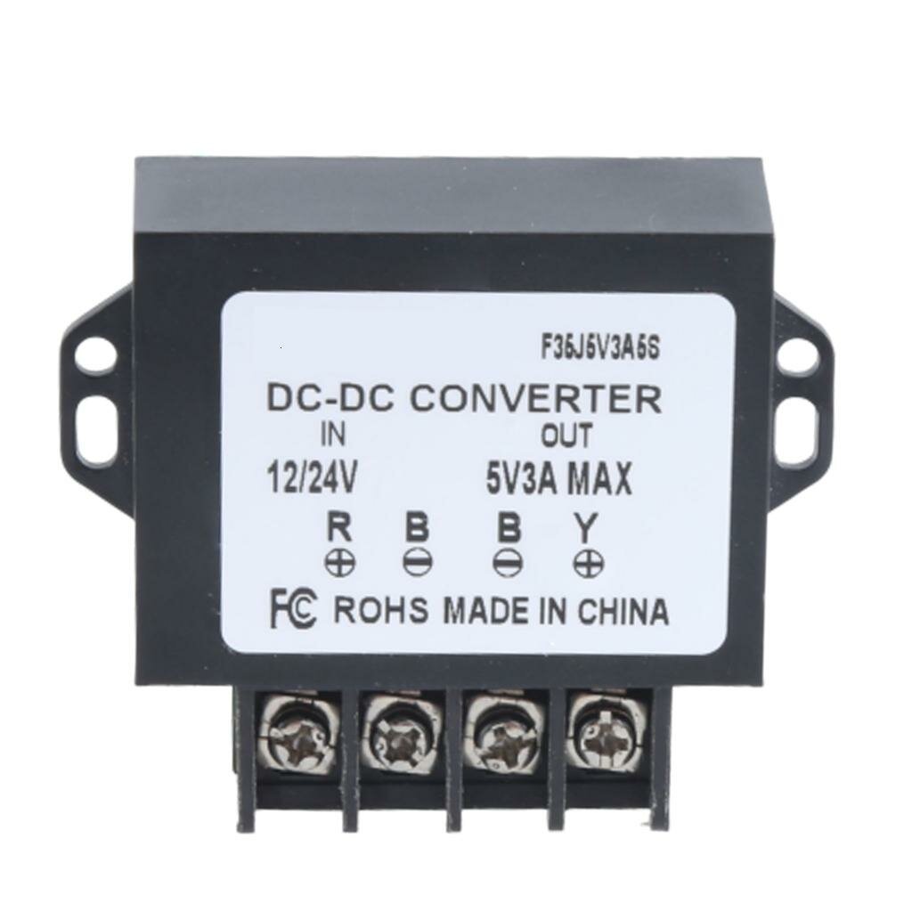 Преобразователь 12V–24V в 5V 3A 15W для авто