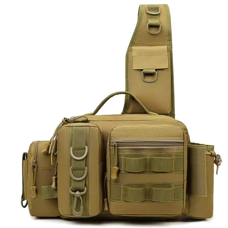 Сумка рыболовная на пояс FTK B-Khaki