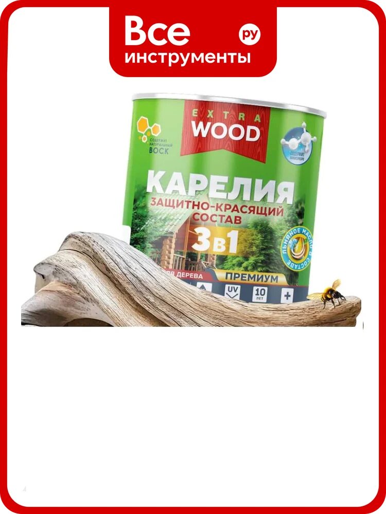 Защитно-красящий состав Farbitex 3в1 для древесины махагон Карелия (0.75 л) WOO 4300016707