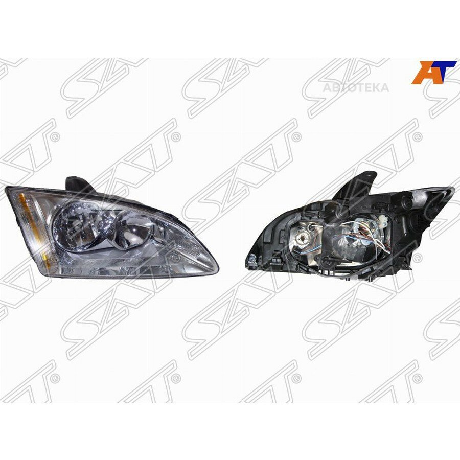 Фара FORD FOCUS II 05-08 RH хром SAT ST4311169R