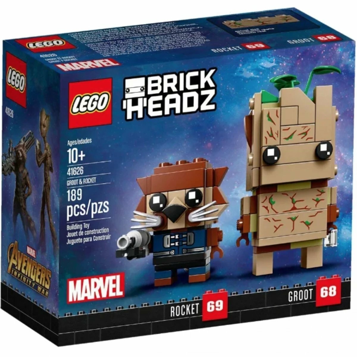 Конструктор LEGO BrickHeadz 41626 Грут и Ракета