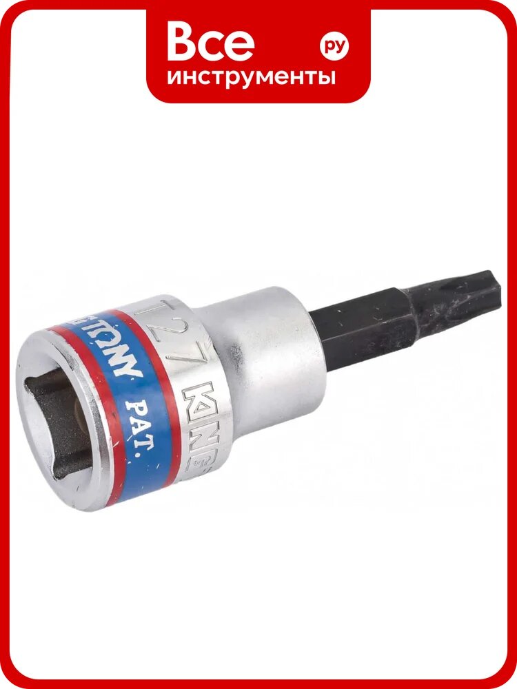 Торцевая насадка (бита) 3/8", TORX, T27, 50мм KING TONY 302327