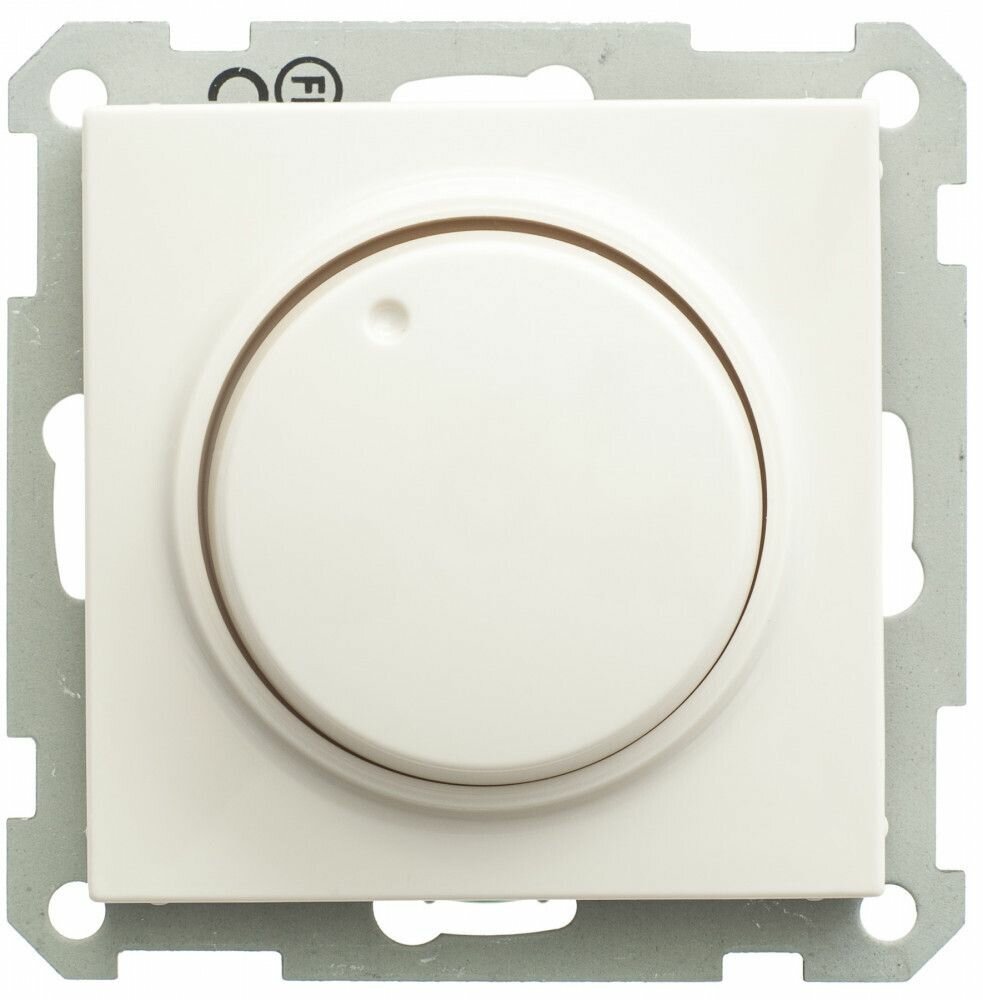 Диммер встраиваемый поворотный Systeme Electric W59 400 Вт цвет слоновая кость