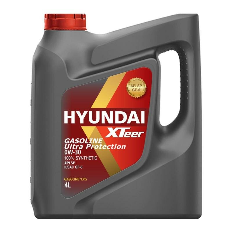 Масло моторное синтетическое Hyundai XTeer Gasoline Ultra Protection 0W-30 (4л)