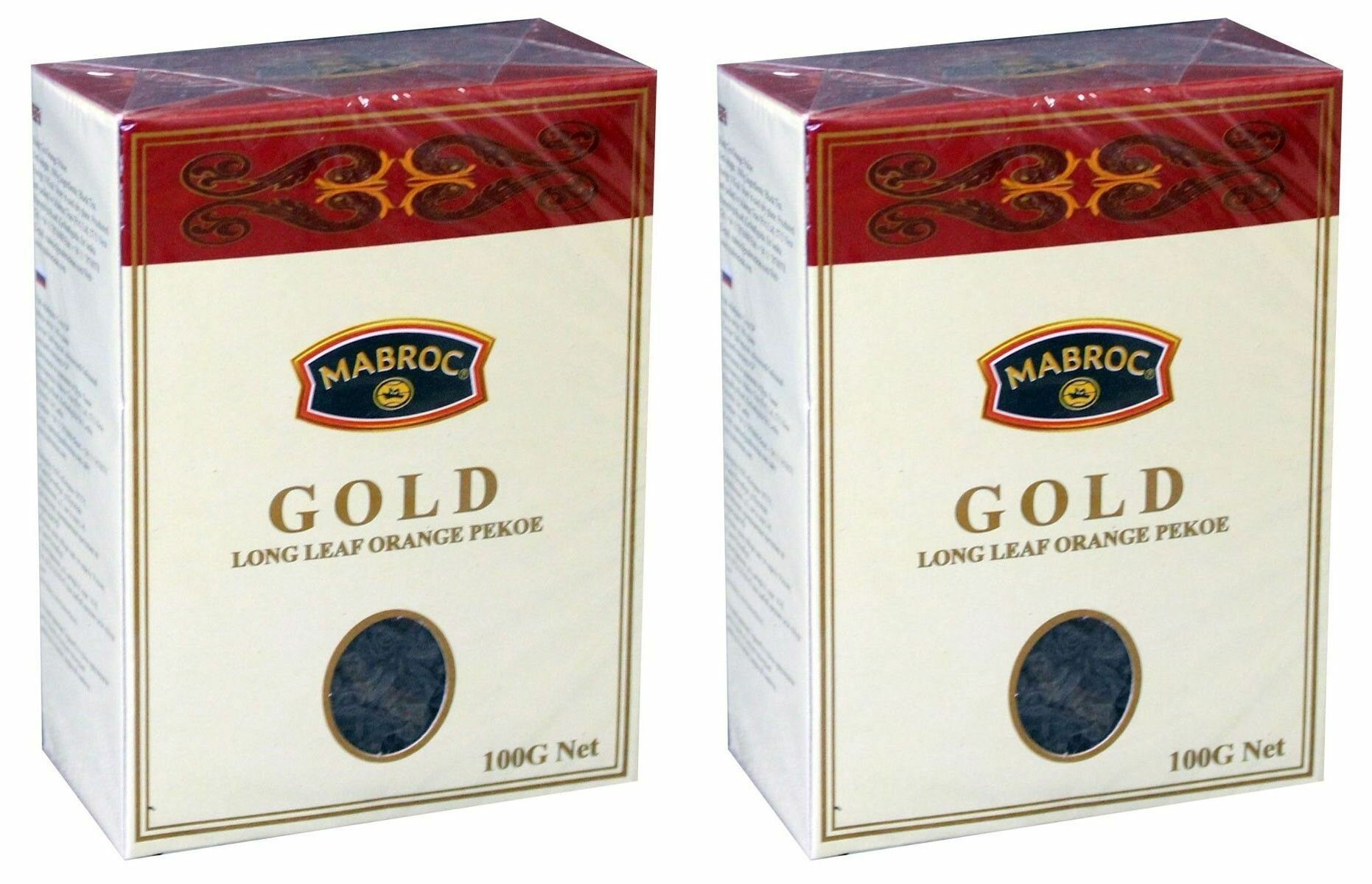 Mabroc Черный чай Голд ОР, 100 г, 2 уп
