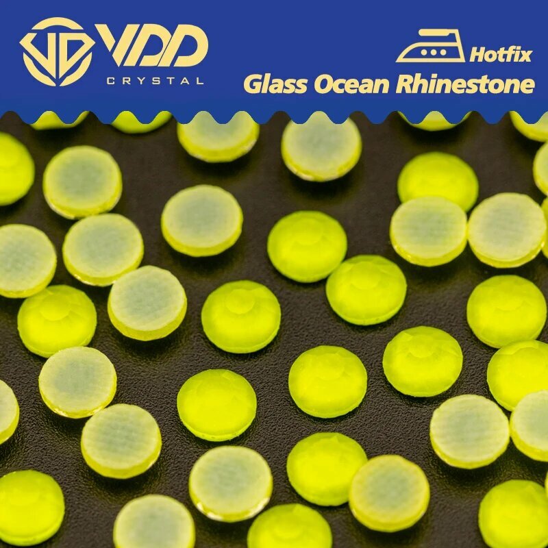 Стеклянные стразы VDD Citrine SS30 (288шт) Hotfix