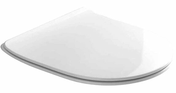 Kerasan flo сиденье slim белое, крепление хром (микролифт) 319101