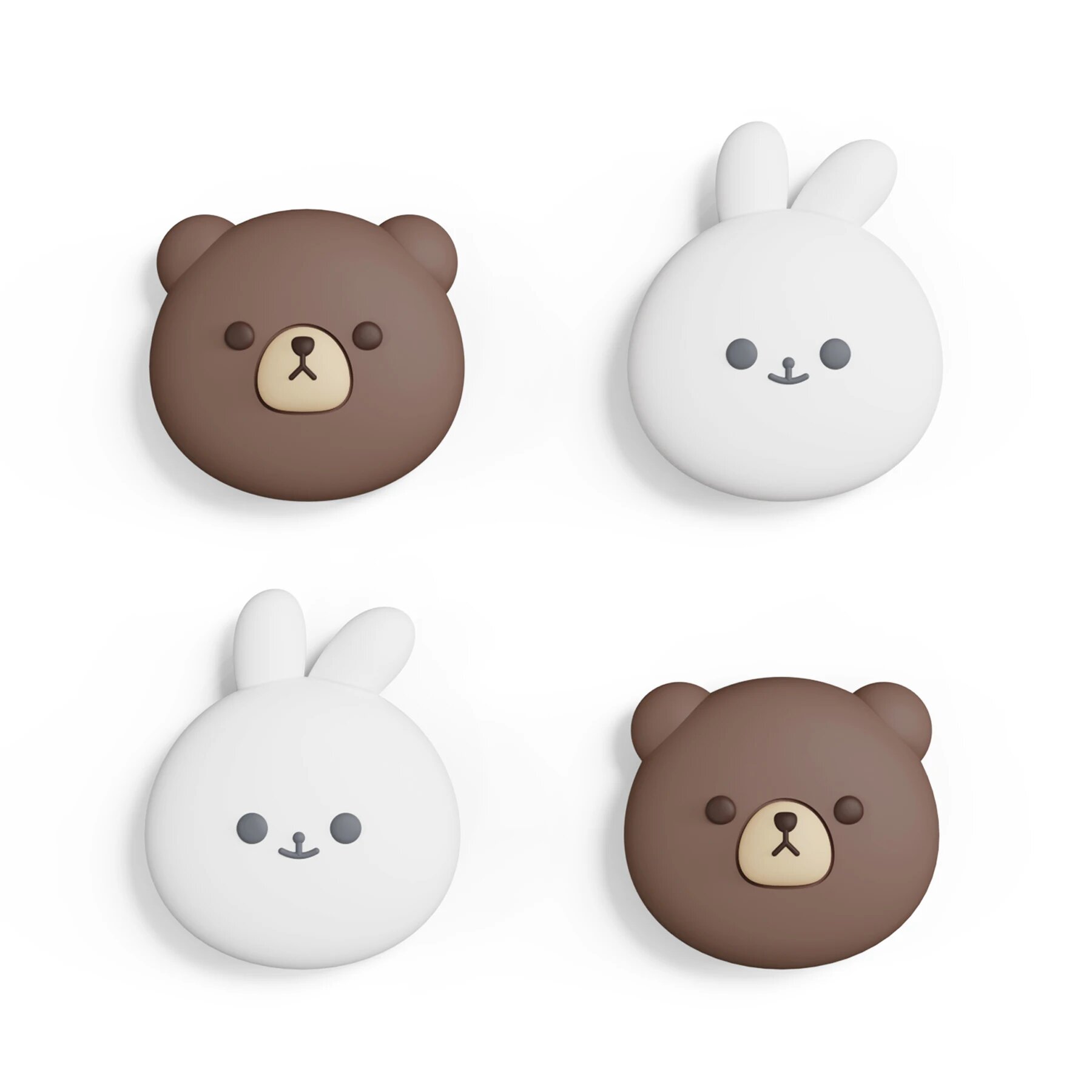 Колпачки для джойстиков Steam Deck PlayVital Bear and Bunny